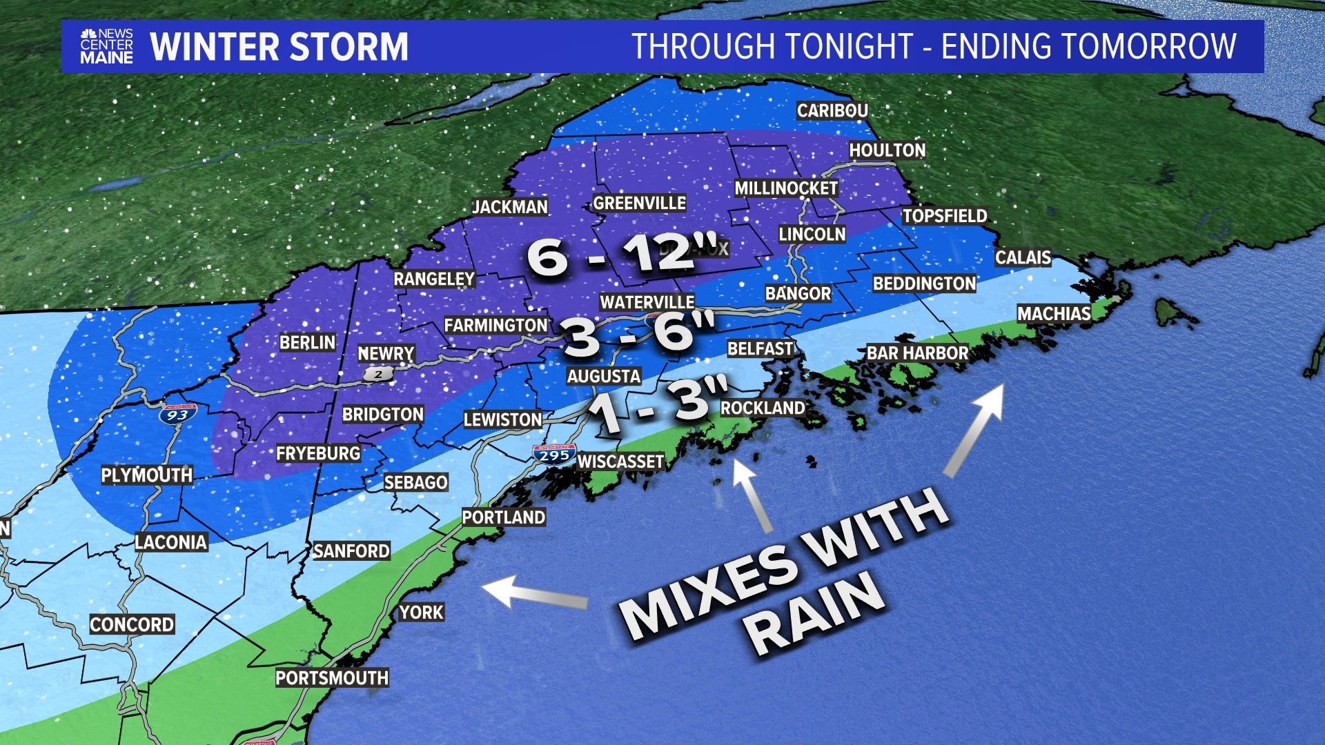 Winter storm: Tracking the snowstorm expected to hit Sunday night ...