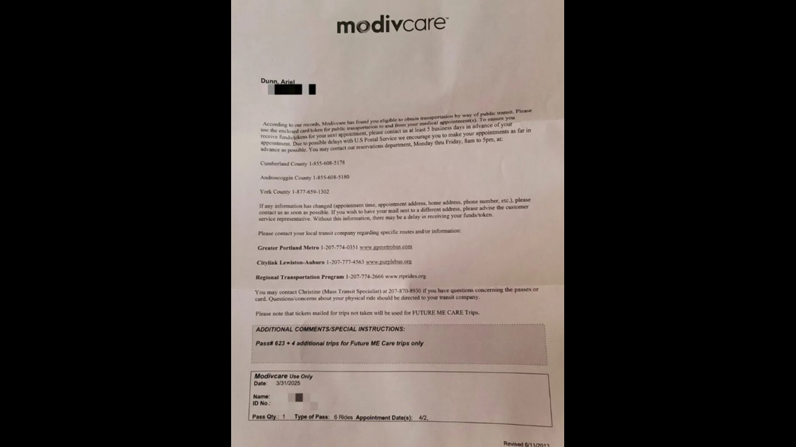 Modivcare riders raise concerns over MaineCare transportation contract fight | newscentermaine.com