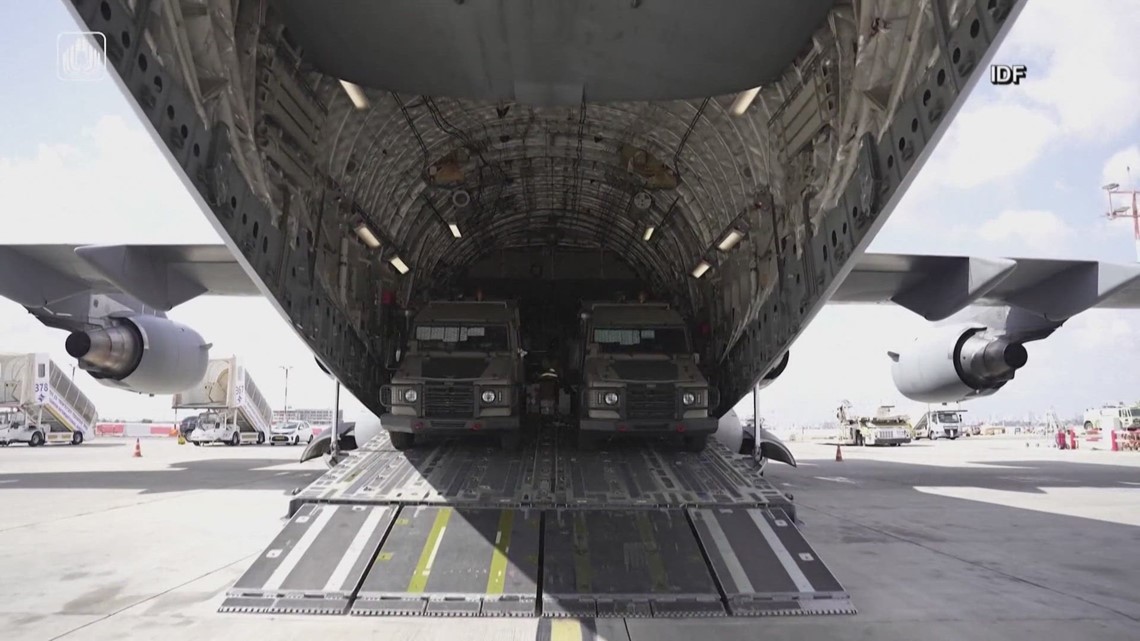 Shipment of U.S. armored vehicles arrives in Israel | newscentermaine.com