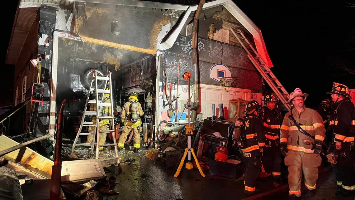 Fire on Kennebunk Road in Alfred, Maine sees large response ...