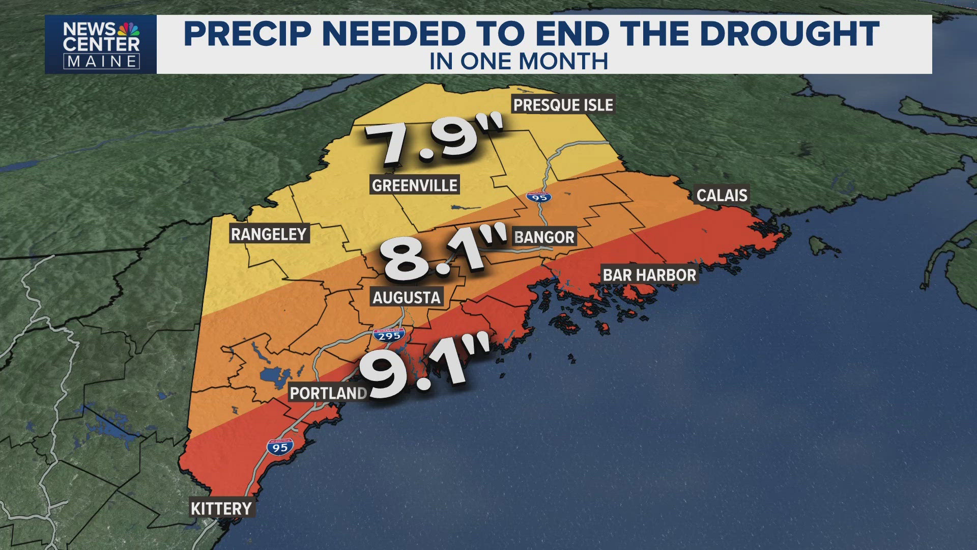 US Drought Monitor: Parts of Maine in 'extreme drought ...