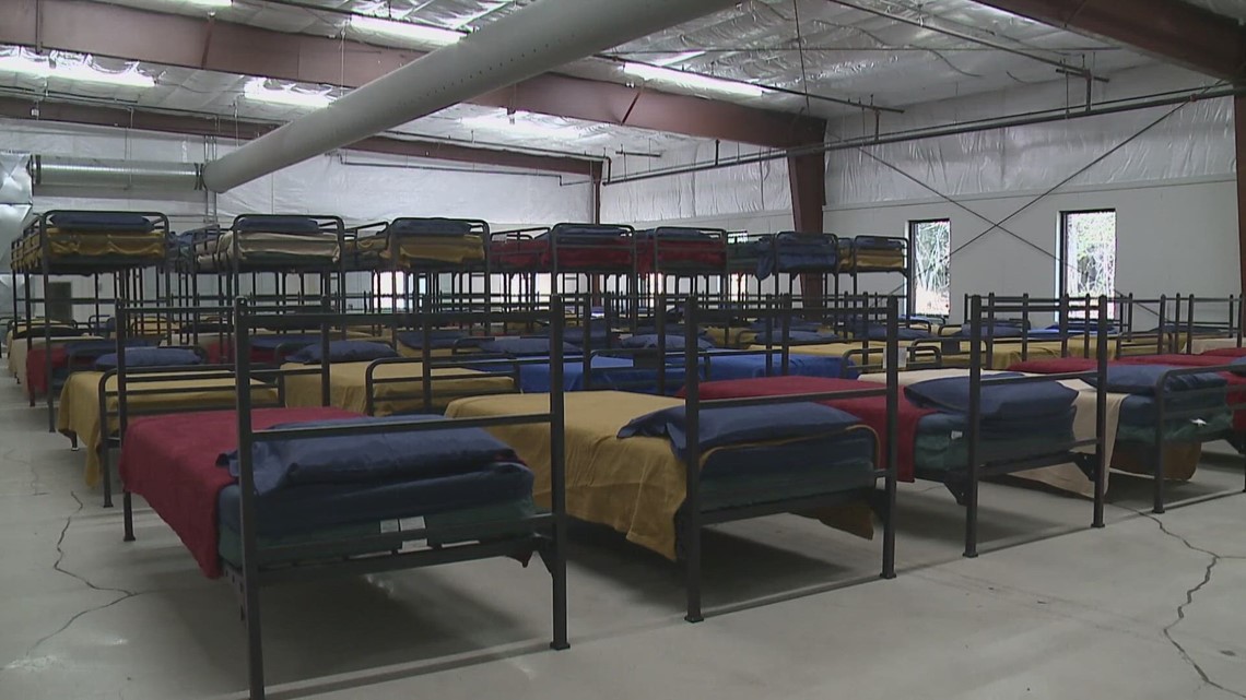 Asylum seekers move into Portland's new 180-bed emergency shelter ...