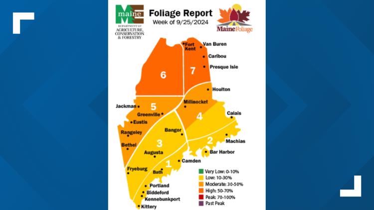 'Brilliant fall colors' expected for Maine leaf-peeping season ...