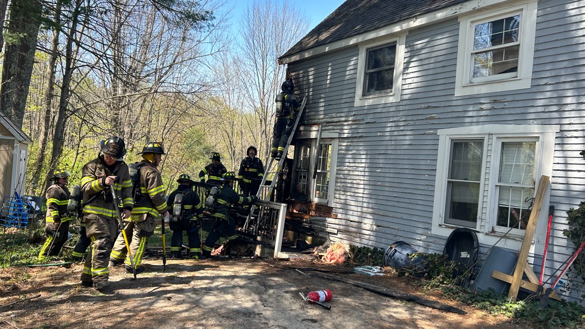 Fire on Parker Farm Road in Buxton, Maine | newscentermaine.com