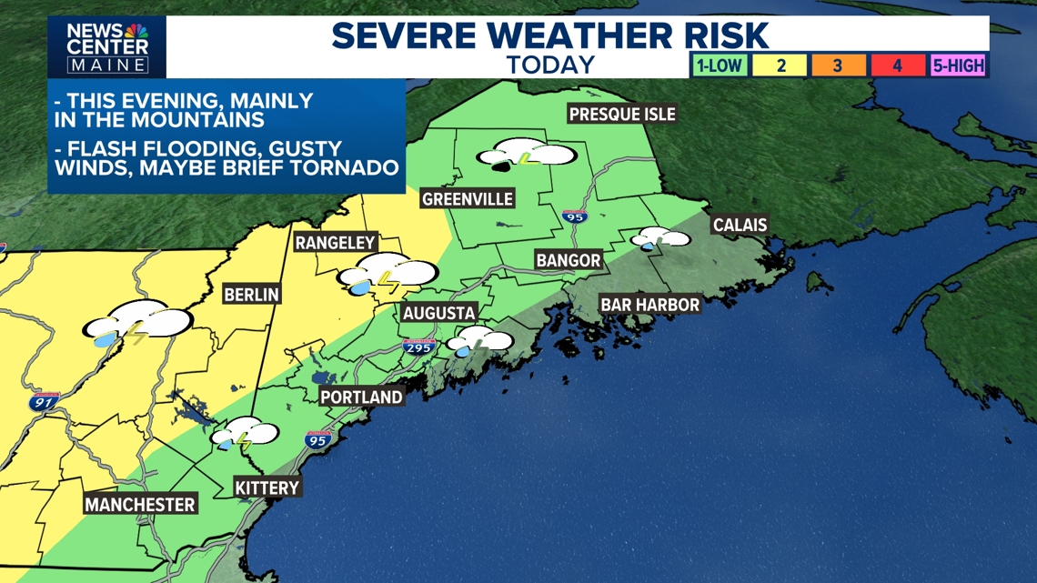 Strong thunderstorms on Sunday | newscentermaine.com