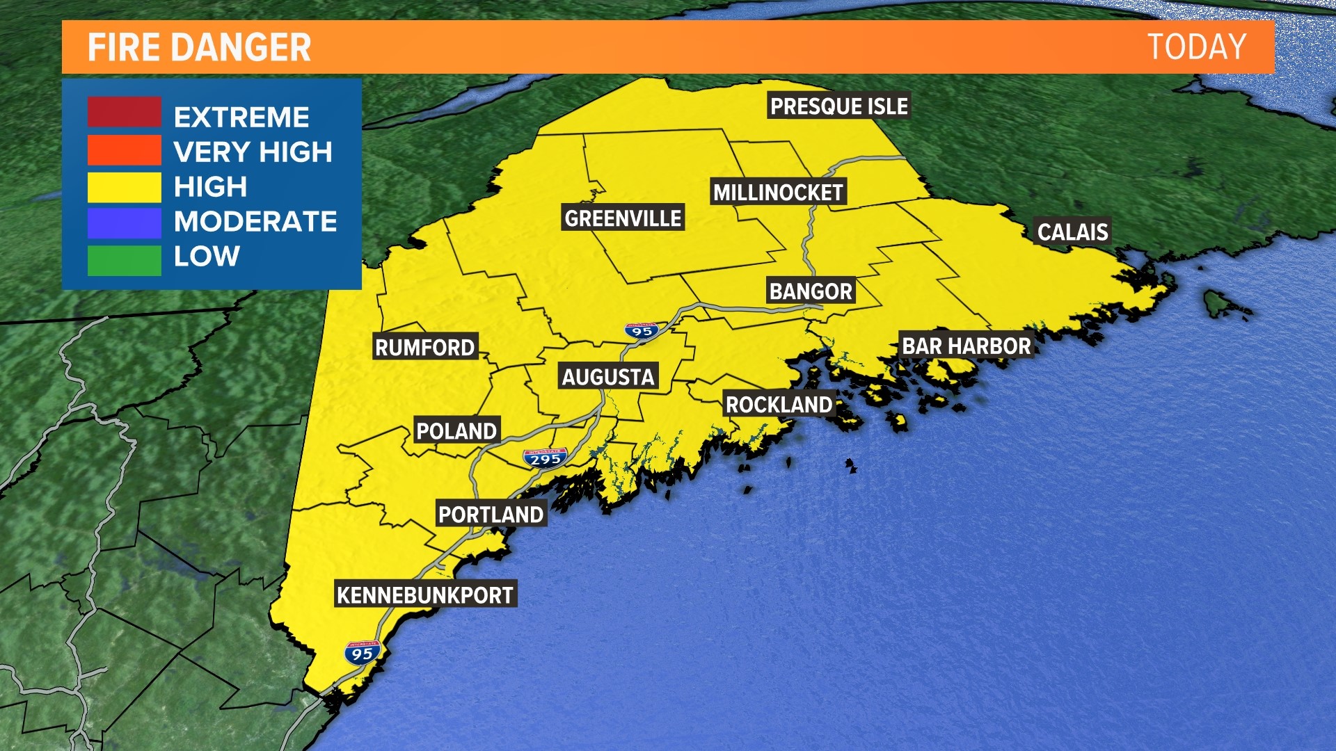Fire danger high across Maine | newscentermaine.com