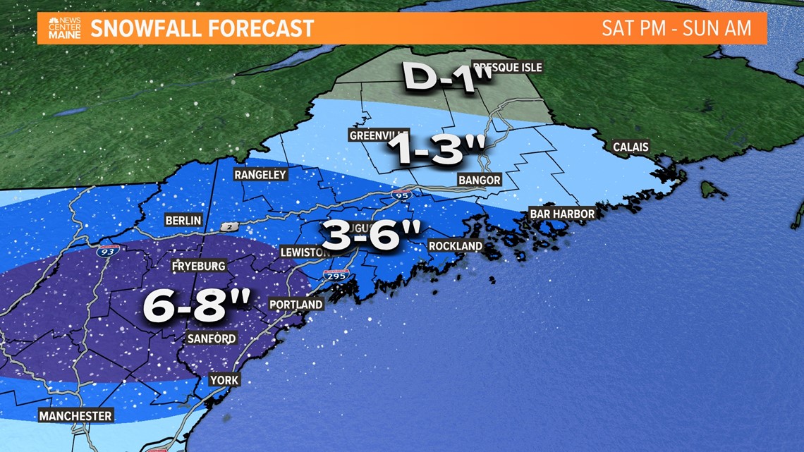 Several inches of snow expected this weekend in Maine | newscentermaine.com