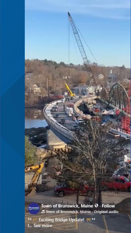 Traffic moving across new Brunswick-Topsham bridge | newscentermaine.com