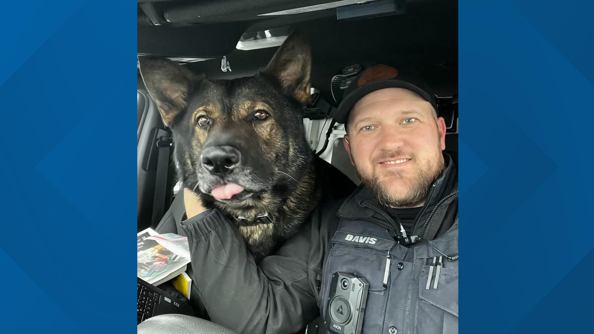 Rockland Police Department mourns loss of K9 Marek | newscentermaine.com