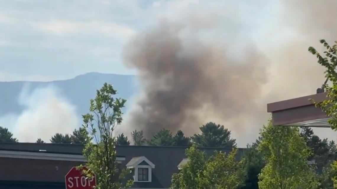 Crews respond to several brush fires in Conway, New Hampshire ...