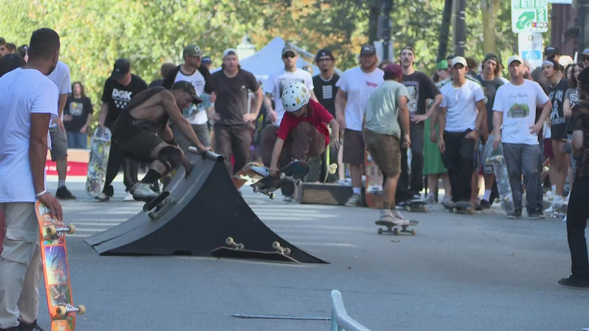 Cobble to Cobble: Portland block party celebrates skateboarding ...