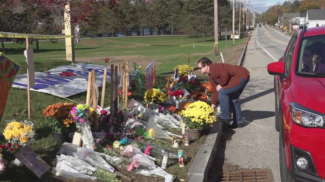 Memorials continue to grow for Lewiston mass shooting victims ...