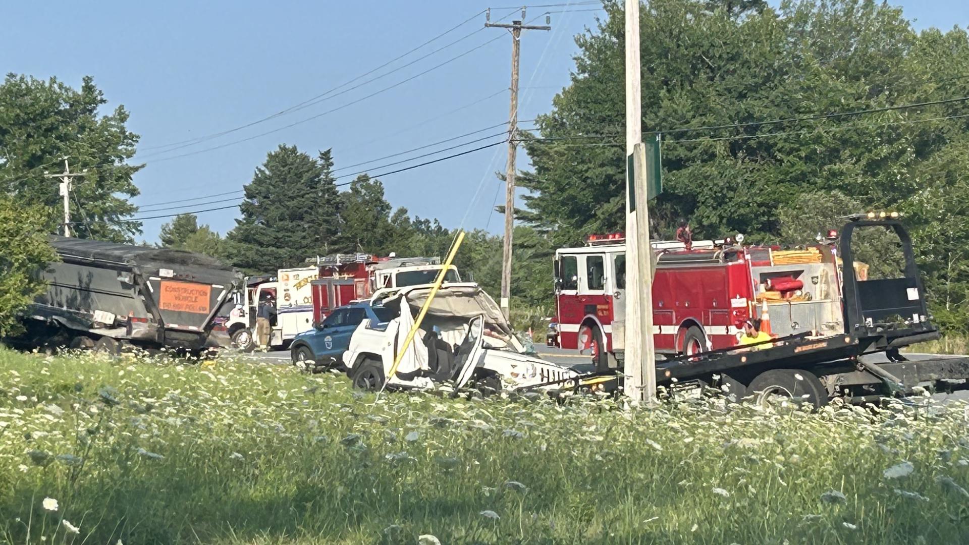 Route 1 traffic diverted in Gouldsboro for serious crash ...