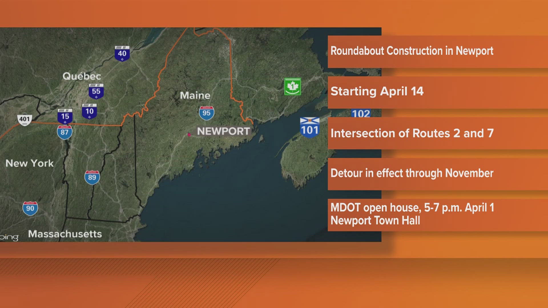 Newport roundabout construction to impact travel starting mid-April ...