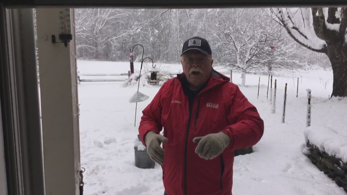 STORM CENTER: Don Carrigan reports snow totals on gas grill from South ...