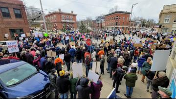 Hands Off: Maine protests target Trump and Musk amid nationwide rallies ...