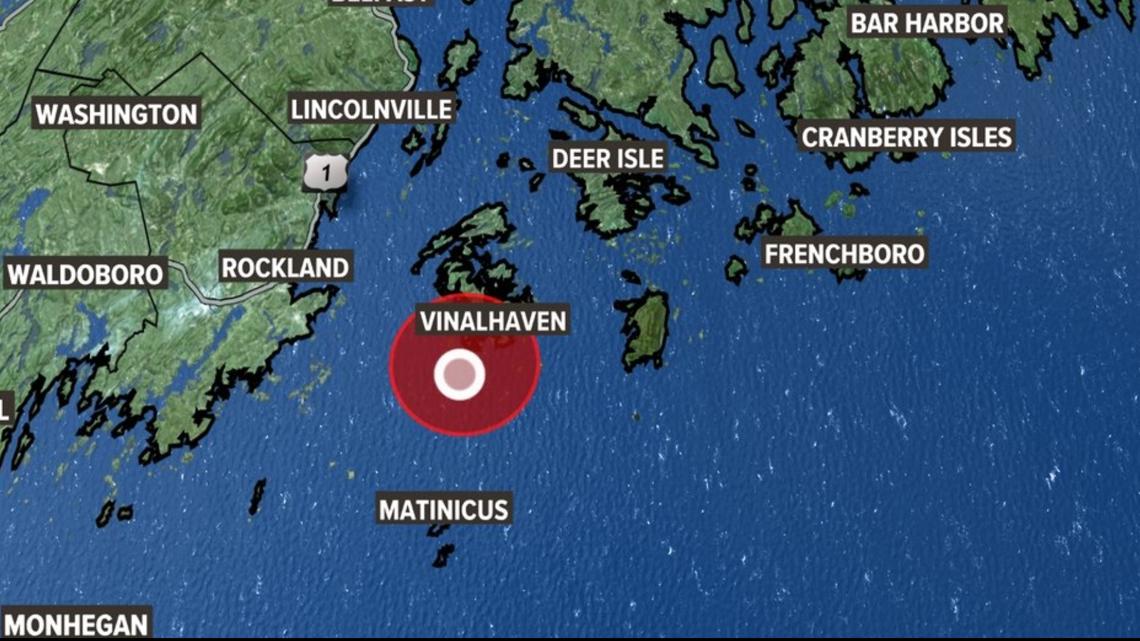 Earthquake reported off coast of Knox County, Maine near Vinalhaven ...