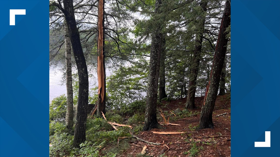 New Hampshire lightning strikes a close call for campers ...