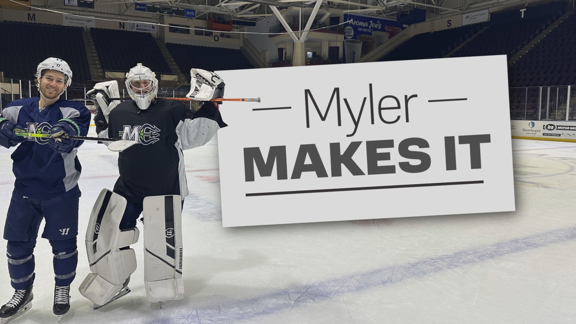 Myler Makes It | Hockey with the Maine Mariners | newscentermaine.com