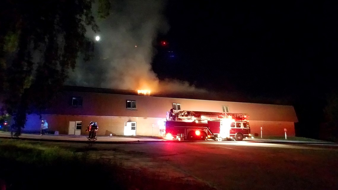 Dike Newell Elementary fire in Bath | newscentermaine.com
