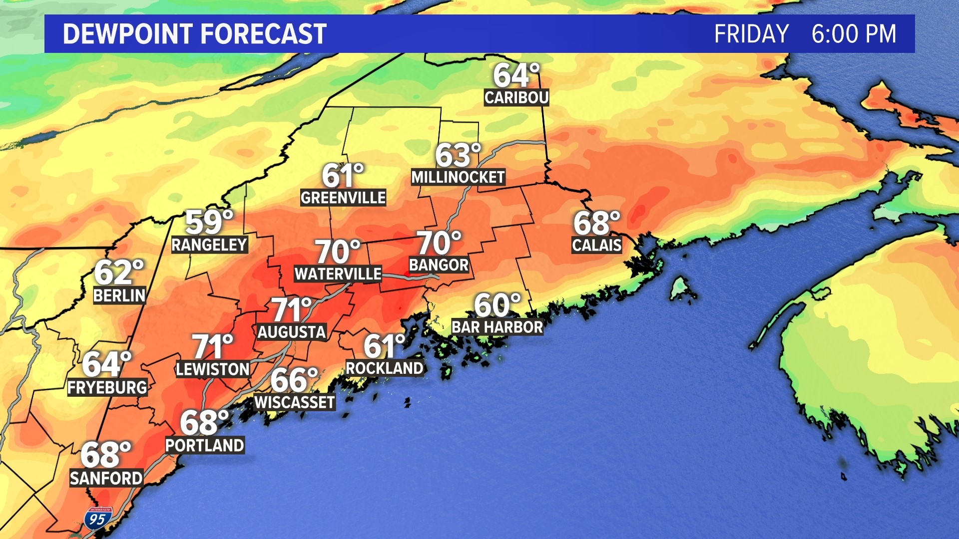 Maine weather forecast: Heat and Humidity on the way | newscentermaine.com