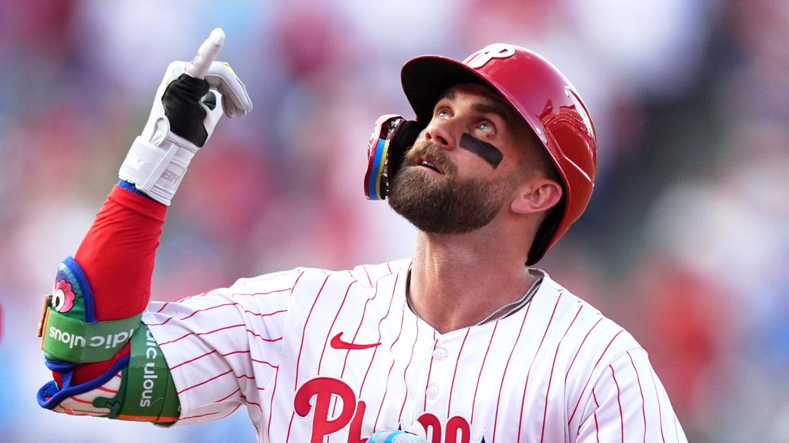 Bryce Harper hits 350th career homer in Phillies' loss to Boston Red ...