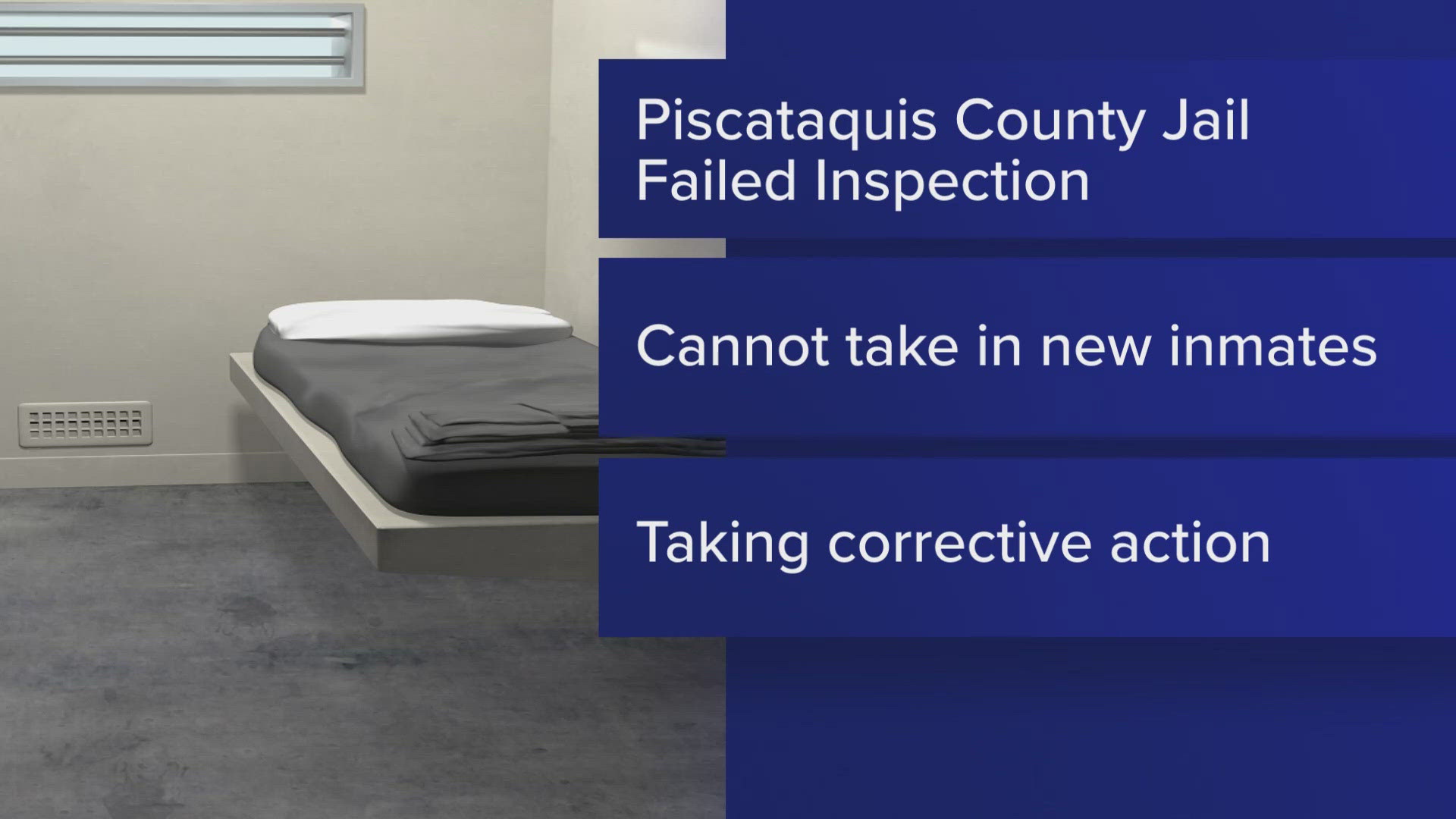 Piscataquis County Jail operations restricted over health, safety ...