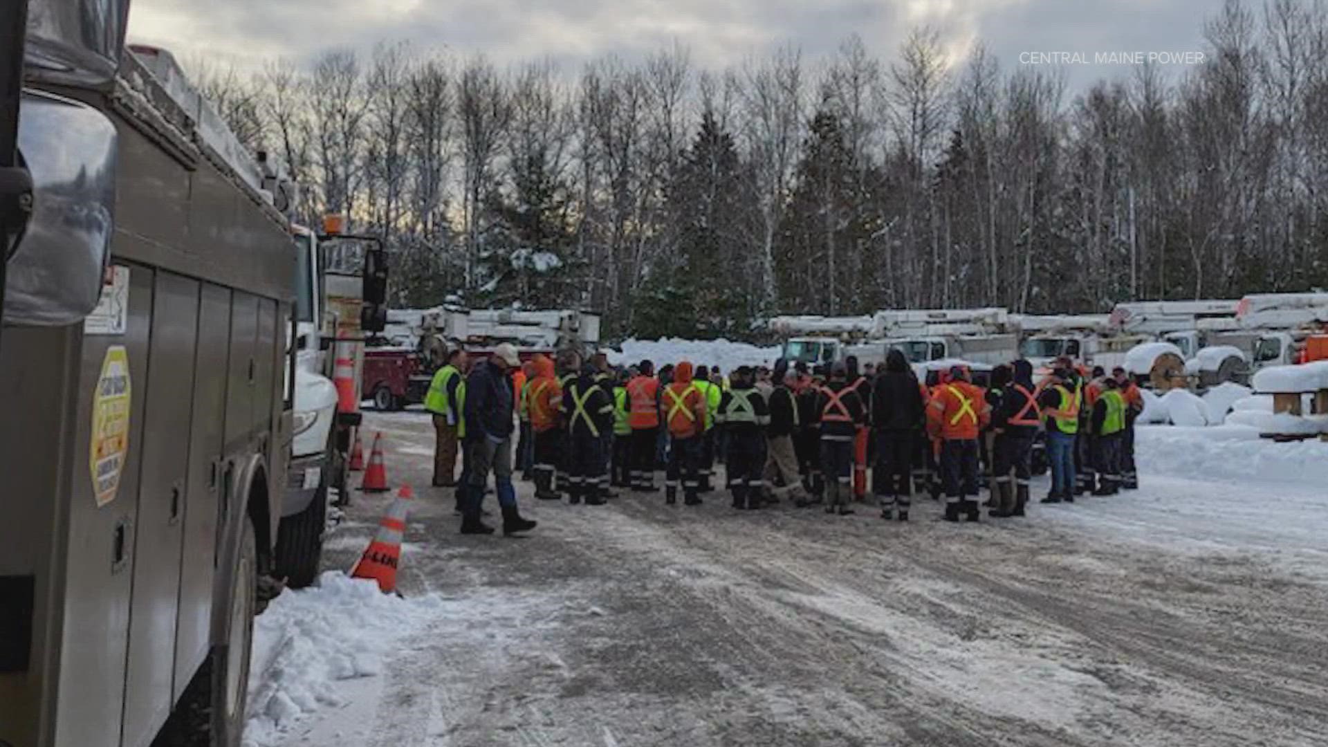 Central Maine Power aims for '95 percent' restoration Monday | newscentermaine.com