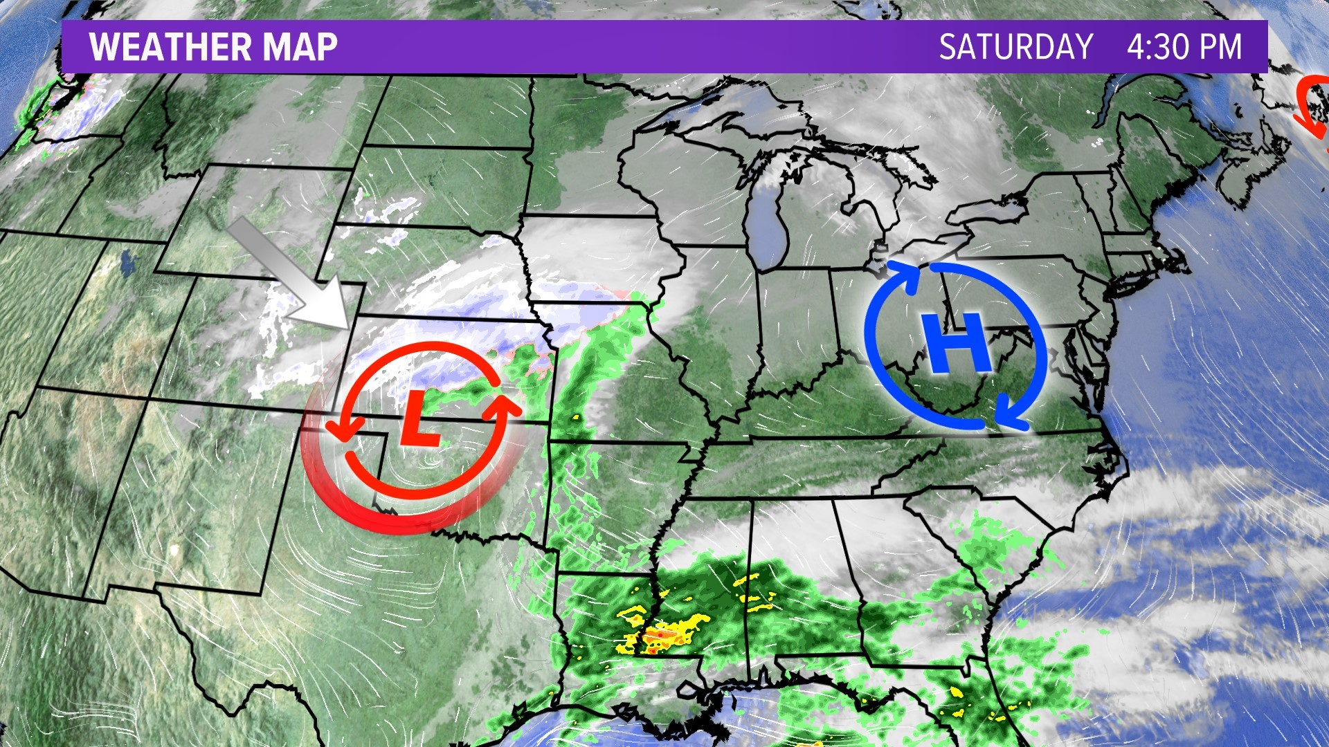 Storm on the way at the start of the week Sunday into Monday ...