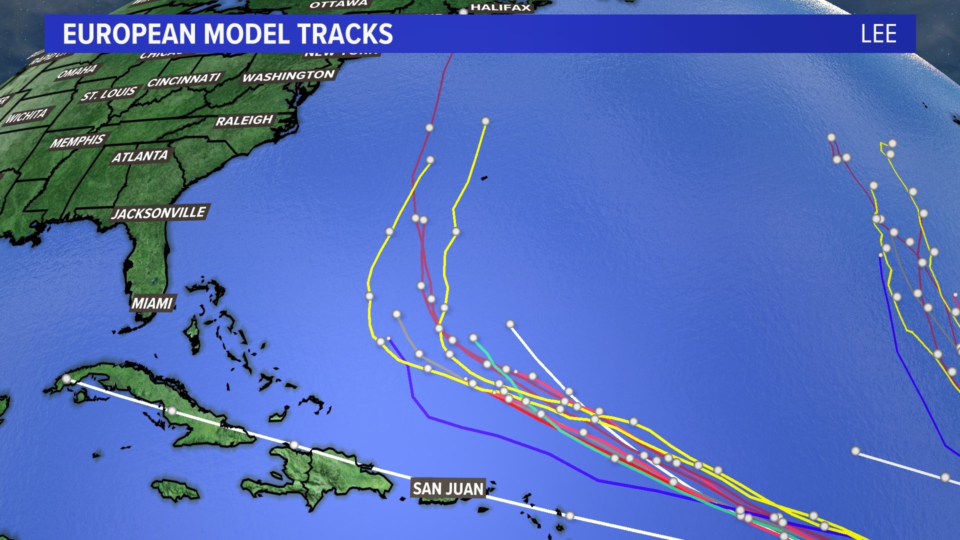 Tropical Storm Lee path could see it threaten East Coast ...