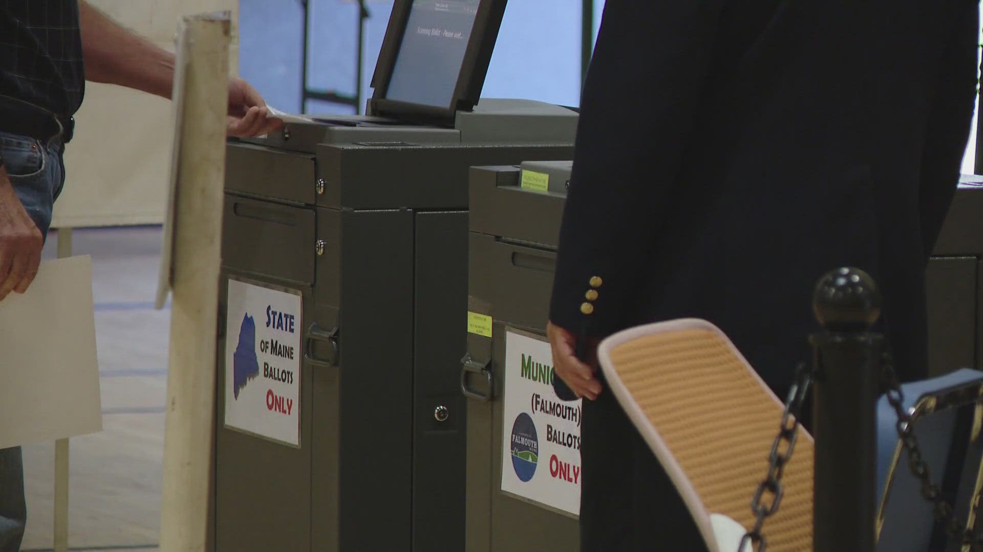 Mainers are voting on two statewide referendums Tuesday ...