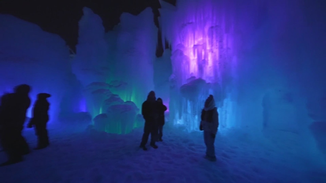 Dazzling ice castles draw tourists to New Hampshire and other states ...