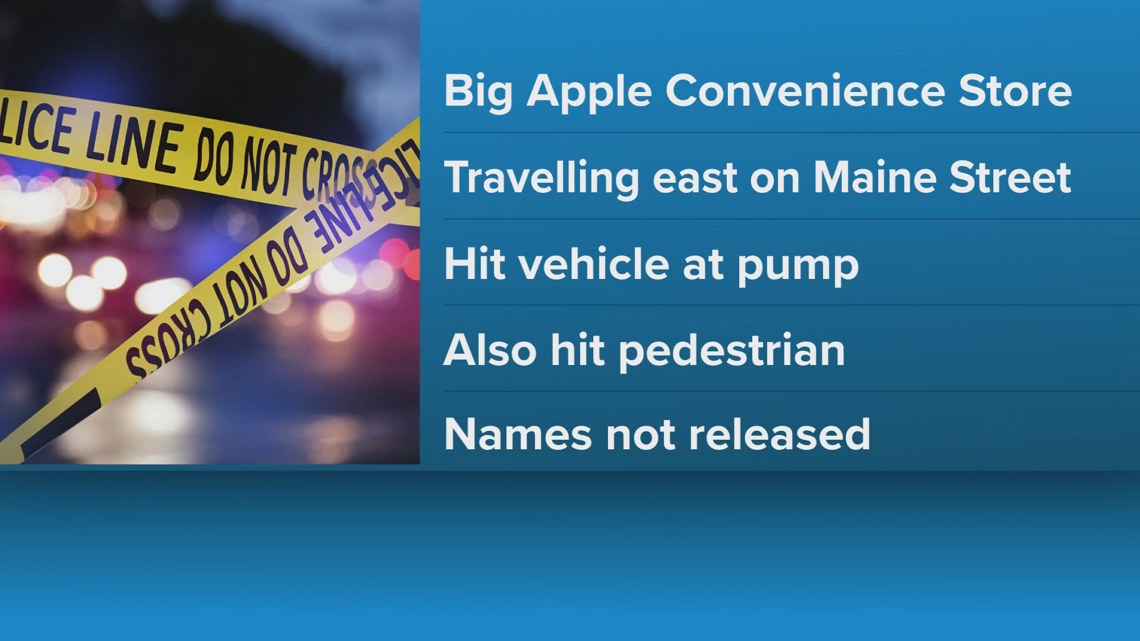Police investigate car crash that killed pedestrian at Waterville gas ...