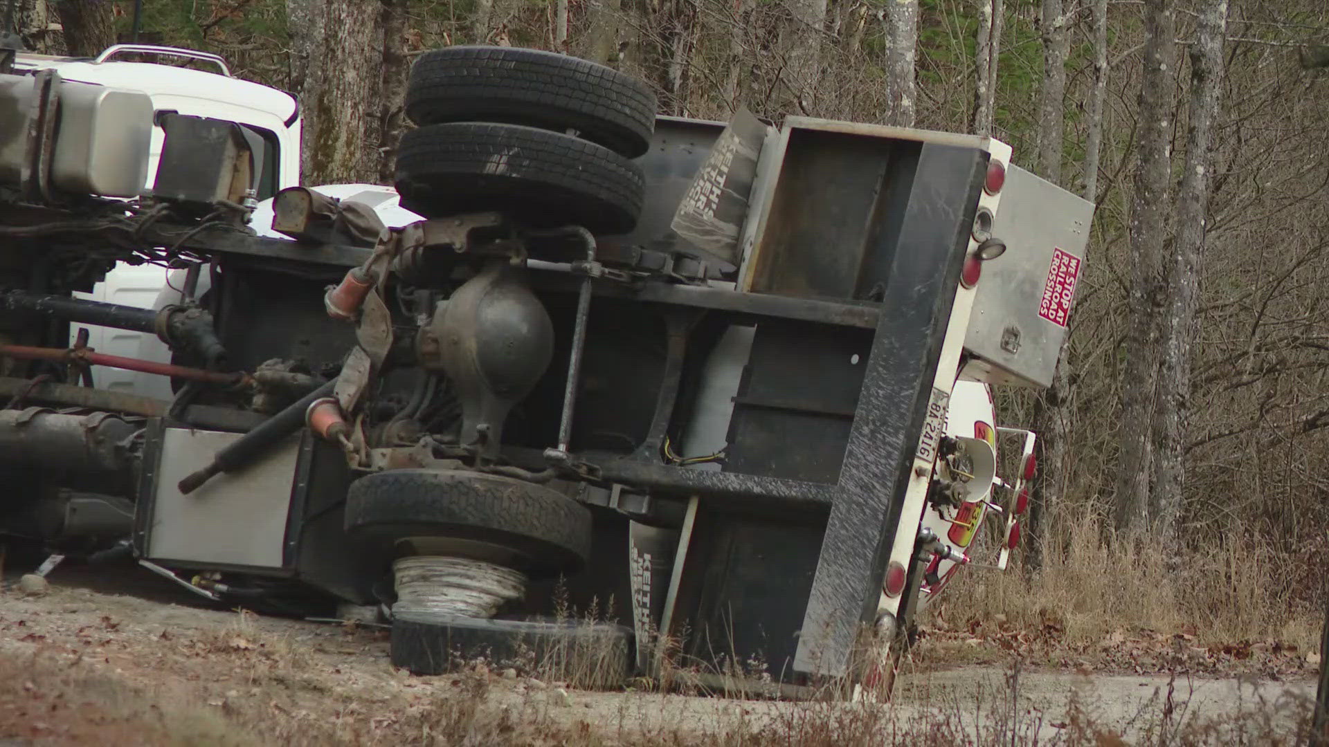Propane truck crash closes road in Bowdoin for several hours ...