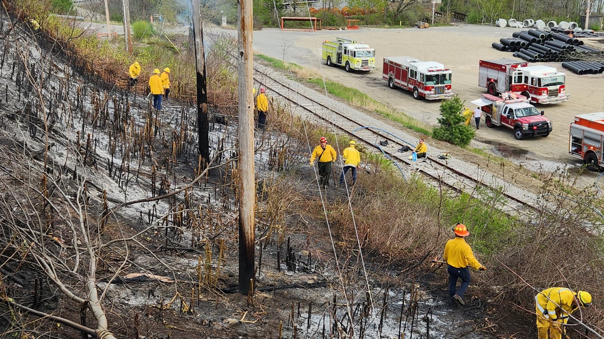 Lisbon crews respond to brush, woods fires Thursday | newscentermaine.com