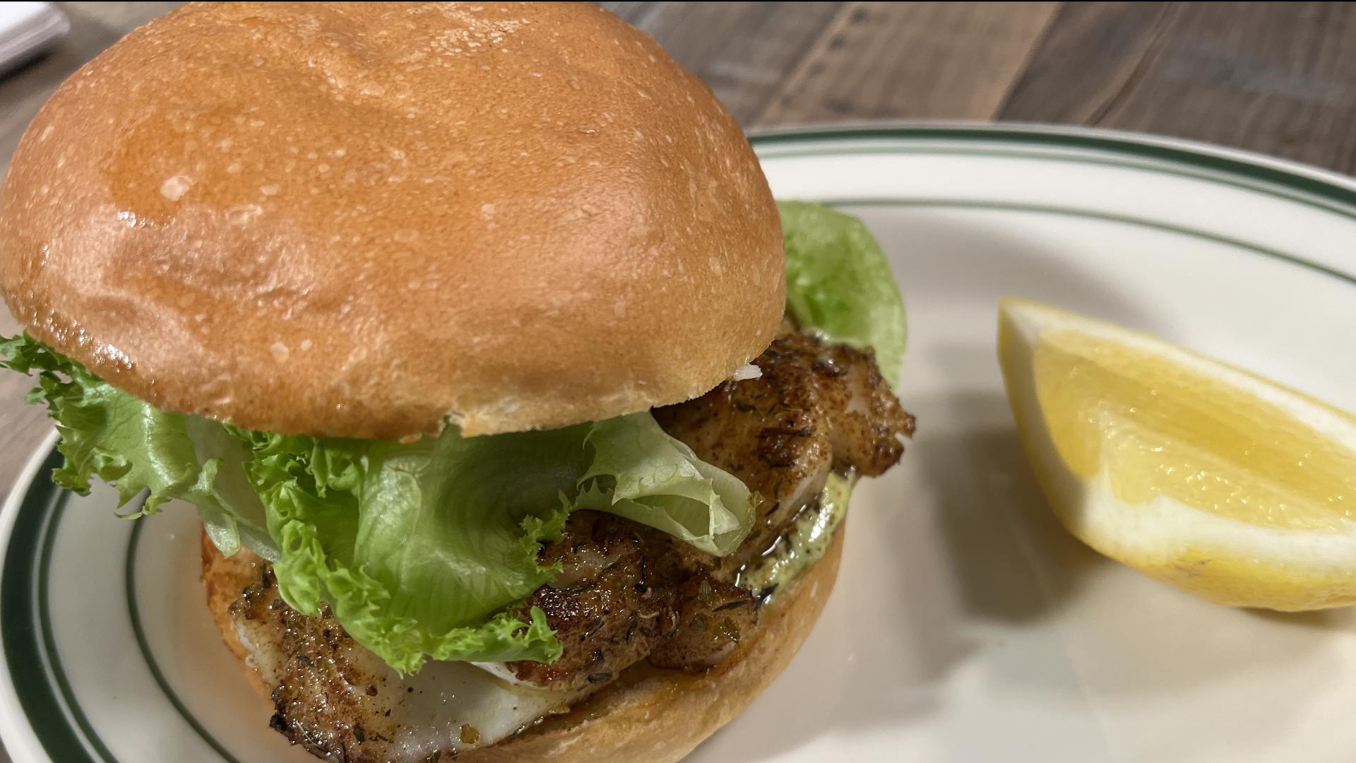 Making a restaurant-quality blackened haddock sandwich at home ...