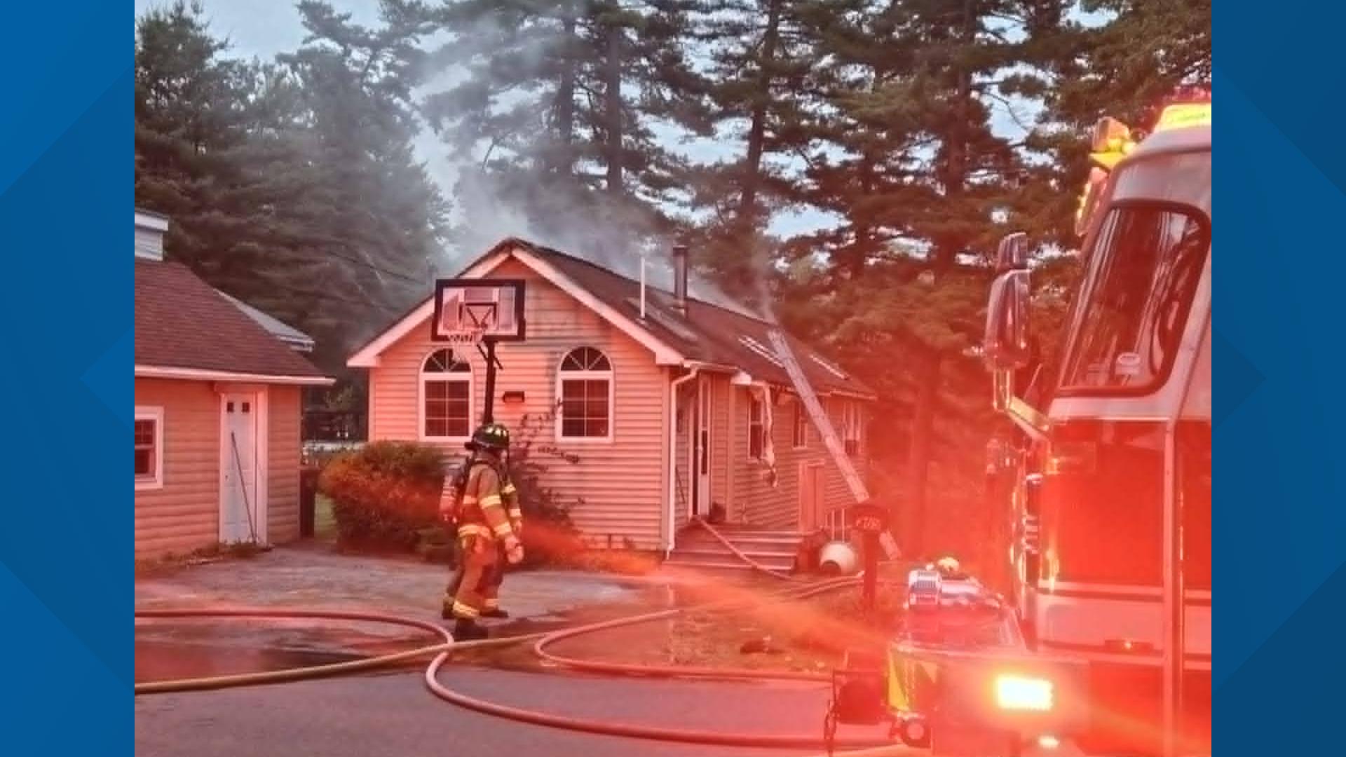 Windham firefighters tackle all-hands house fire | newscentermaine.com
