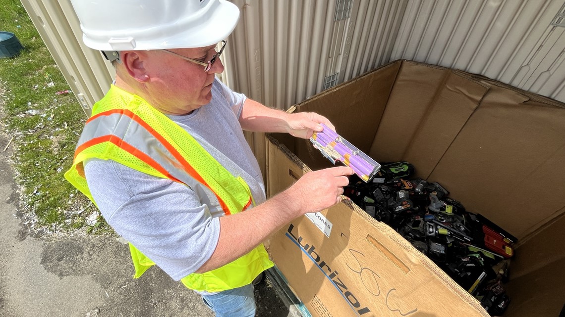 Casella recycling crews say lithium-ion batteries causing fires ...