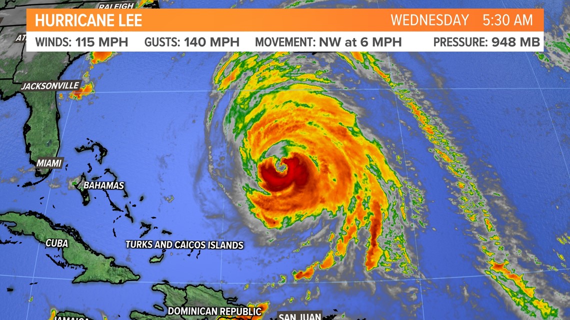 Hurricane Lee: Path tracker as it nears New England | newscentermaine.com
