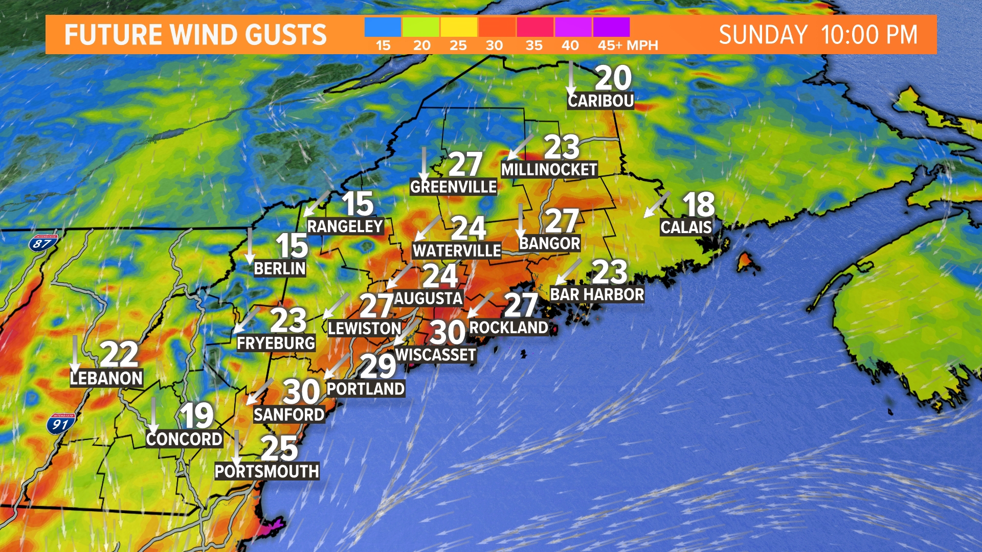 Winter storm warning issued along Maine coast; winter storm advisory ...