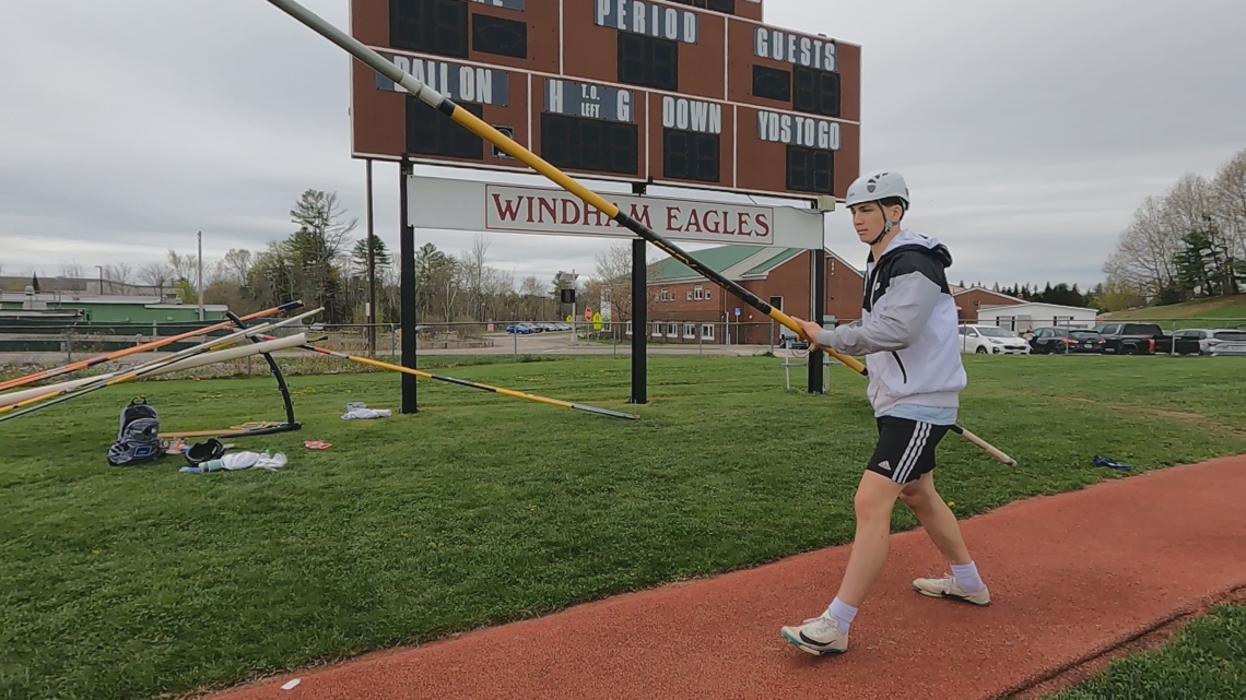 Windham High School student-athlete sets bar high in the classroom and ...