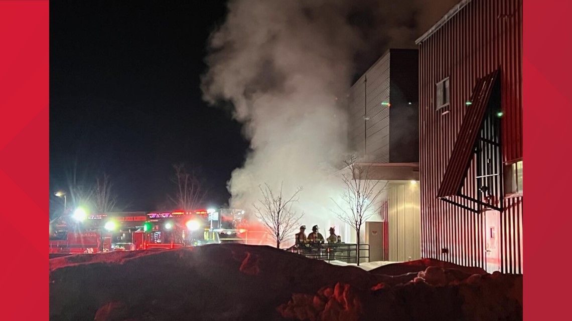 Fire at Colby College Physical Plant in Waterville | newscentermaine.com