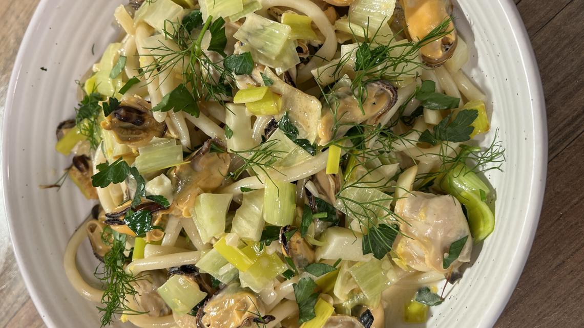Chef Devin Finigan shares an easy to make seafood pasta dish full of ...