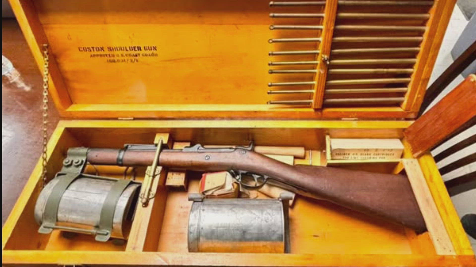 Rope gun from 1949 ladder truck returned to Presque Isle Fire ...