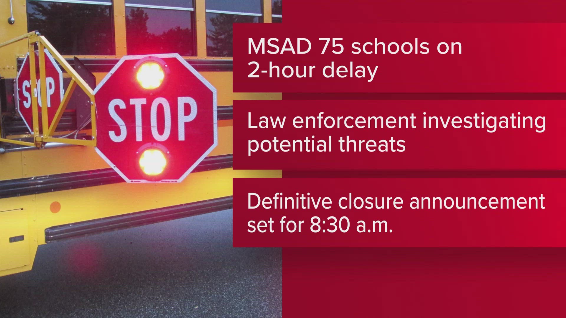 Multiple Maine school districts affected by reported threats ...