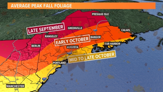 Maine foliage report: Leaves beginning to change across Maine ...