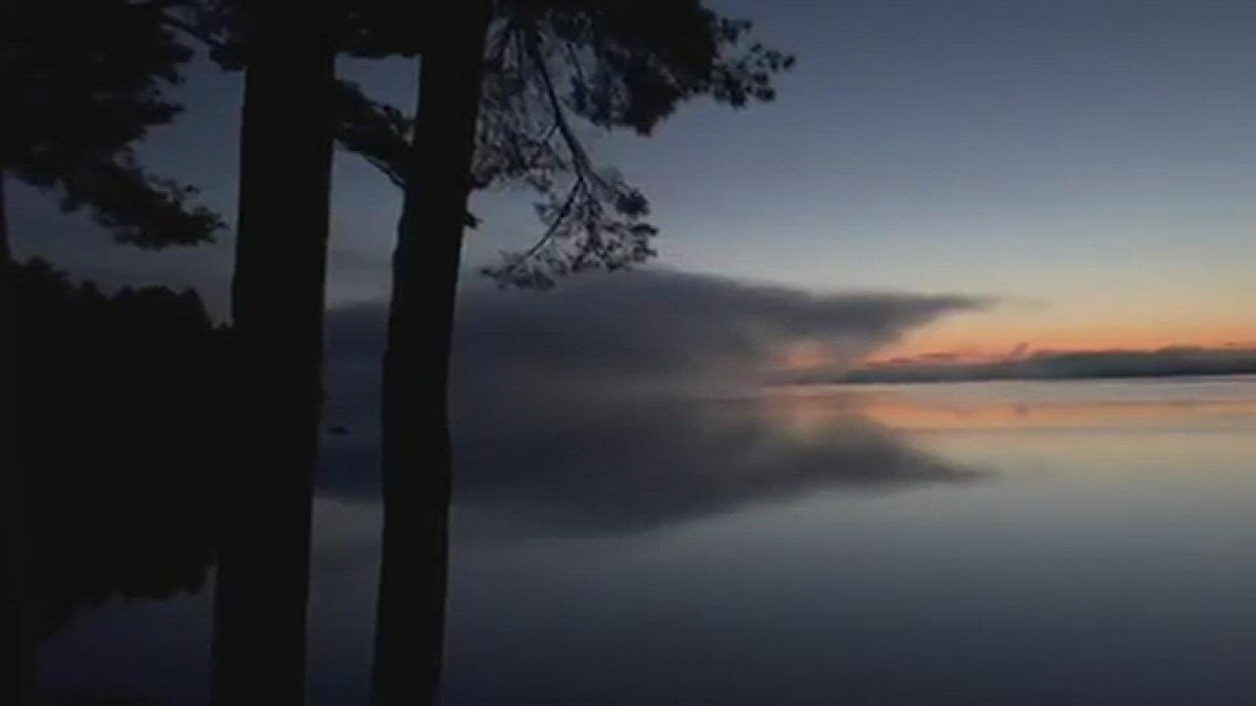 Very cool pre-dawn colors on the water | newscentermaine.com