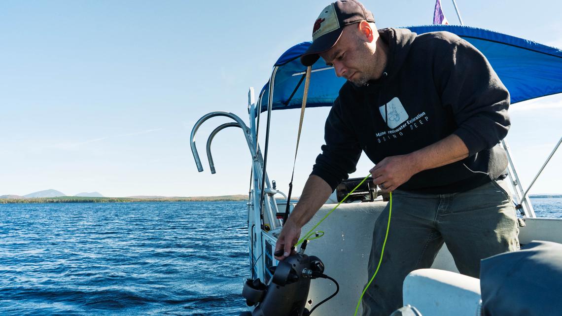 Milo man explores lakes with $4,500 underwater drone | newscentermaine.com
