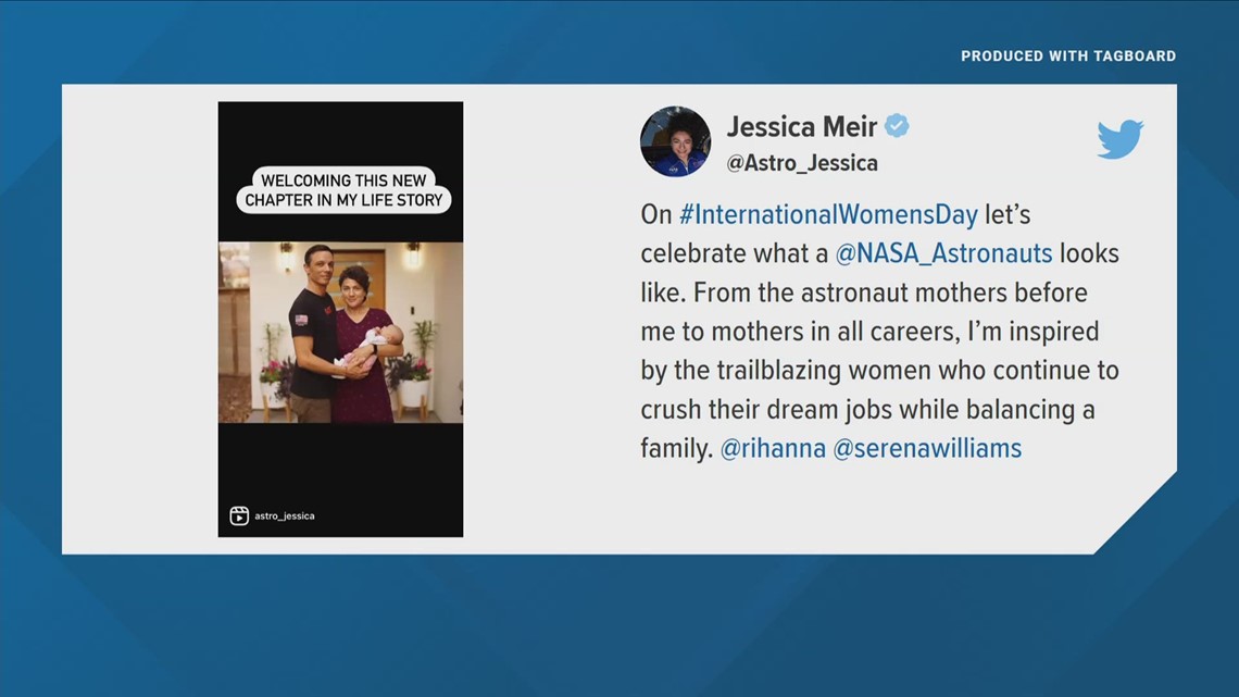 On International Women's Day, Maine astronaut Jessica Meir announces ...
