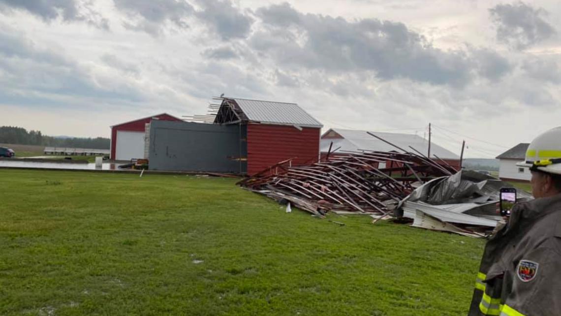 Tornado warning damage in Limestone | newscentermaine.com